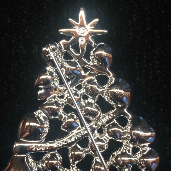 Swarovski | Jewelry | Swarovski Tree Brooch 20 Rockefeller Center ...